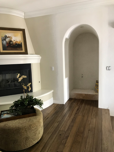 Wine Cellar Alcove Conversion - Transitional - Wine Cellar - Orange ...
