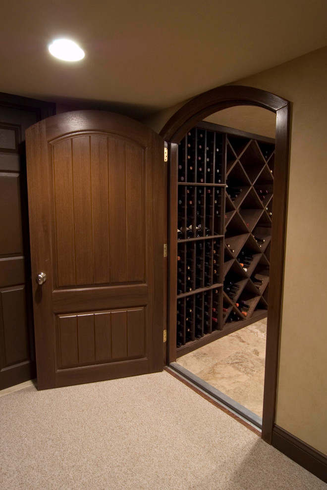 Wine Cellar Basement in Blue Bell, PA - Traditional - Wine Cellar ...
