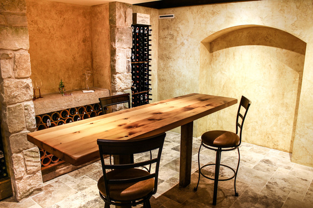 Wine Cellar Basement Remodel - Rustic - Wine Cellar - Philadelphia - by Studio 810 Design/Build ...