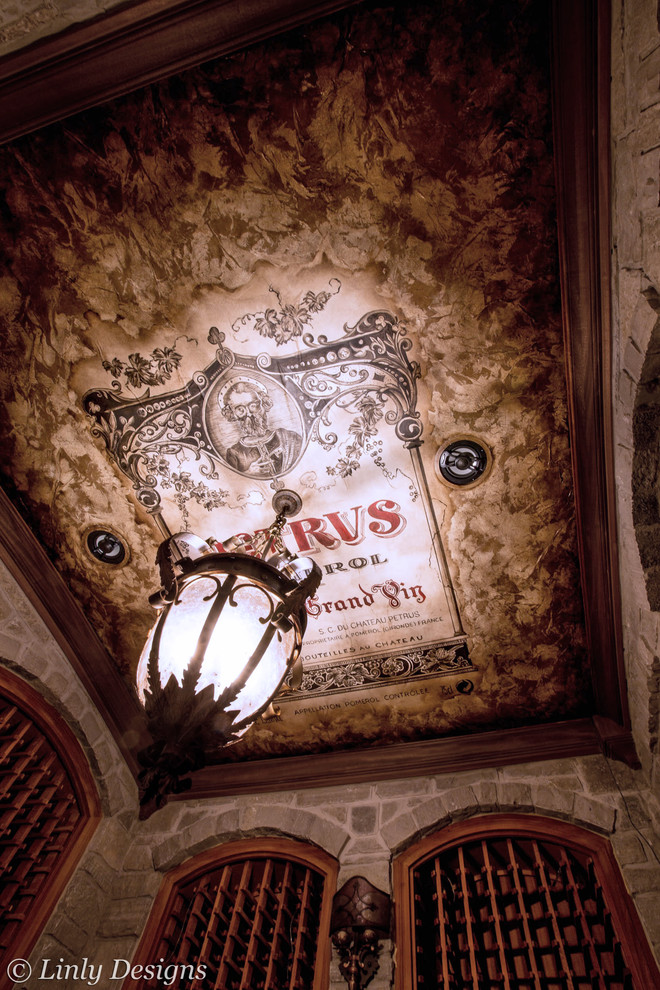 Wine Cellar Ceiling - Traditional - Wine Cellar - Chicago - by Linly ...