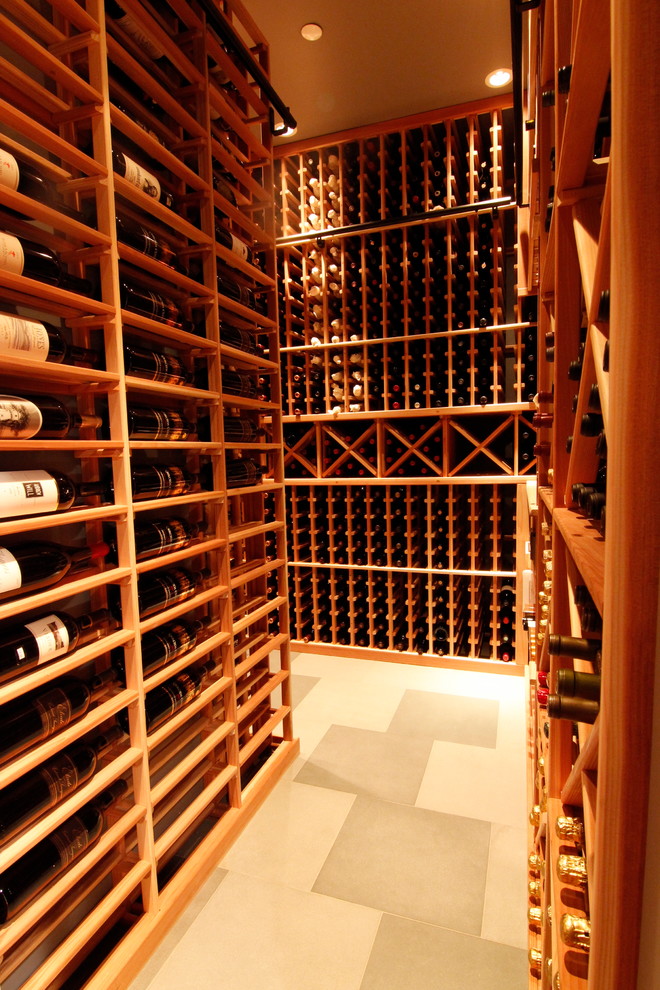 Wine Cellar on Mercer Island Washington - Traditional - Wine Cellar ...