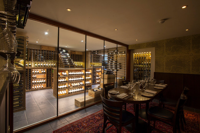 Wine Cellar, Redwood, finished in Dark Oak - Covent Garden, London ...