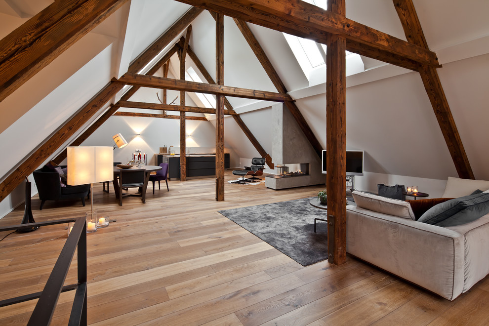 Kamin: Wohnen unterm Dach - Loft - Modern - Living Room - Other - by ...