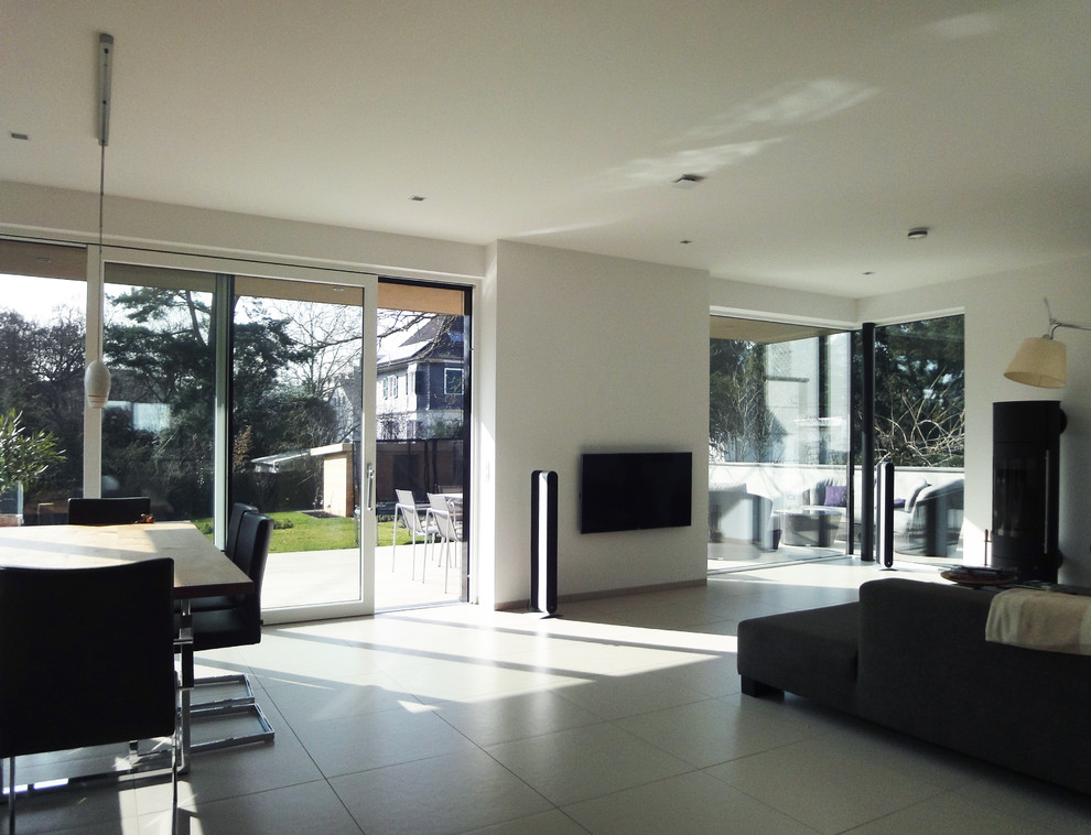 Neubau Einfamilienhaus S Darmstadt - Contemporary - Family Room ...
